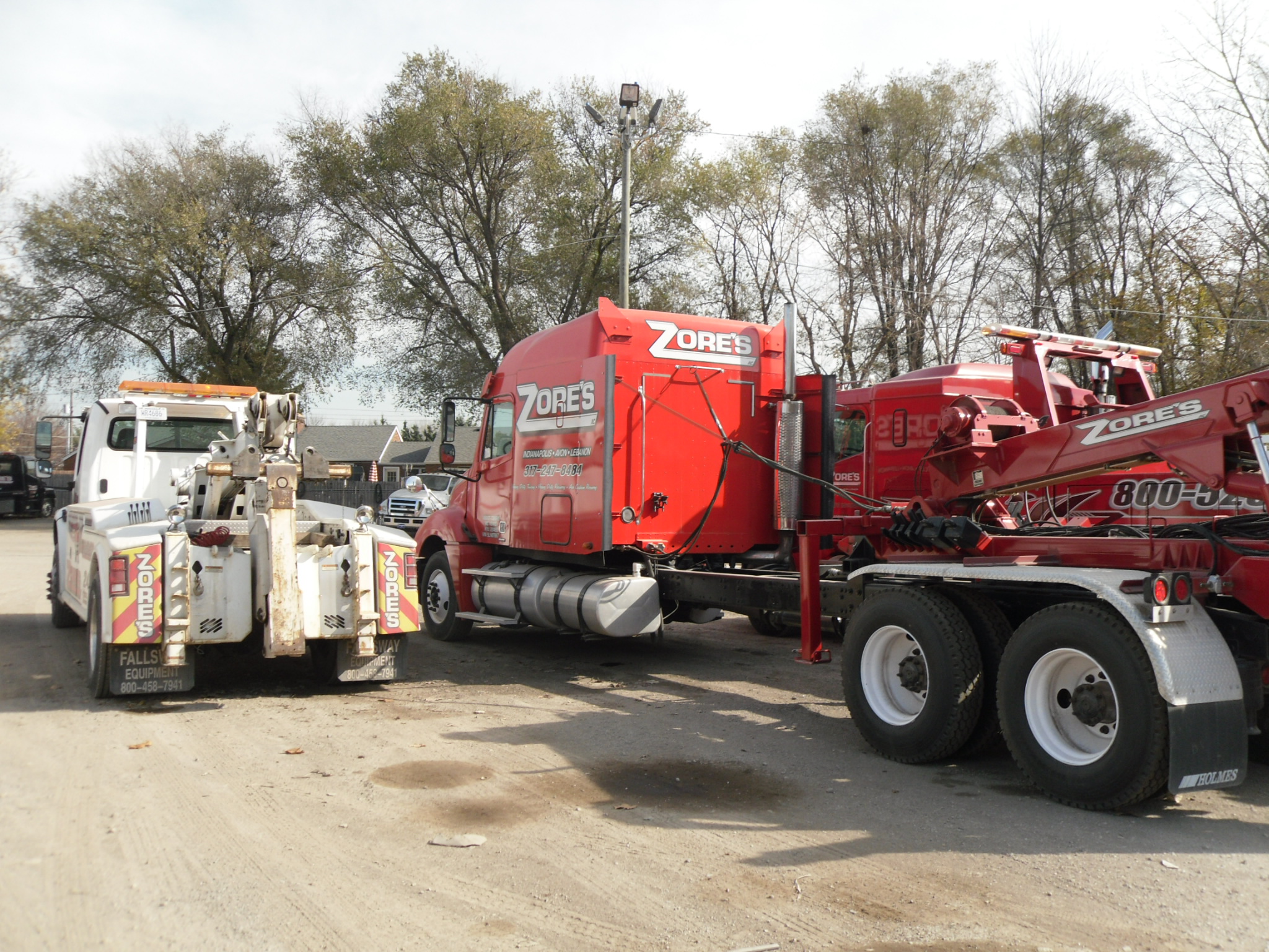 Check Out the Impressive Fleet of Trucks and Equipment at Zore's Towing ...