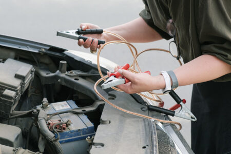 How to Charge a Dead Car Battery Using Jumper Cables - Zore’s Towing ...